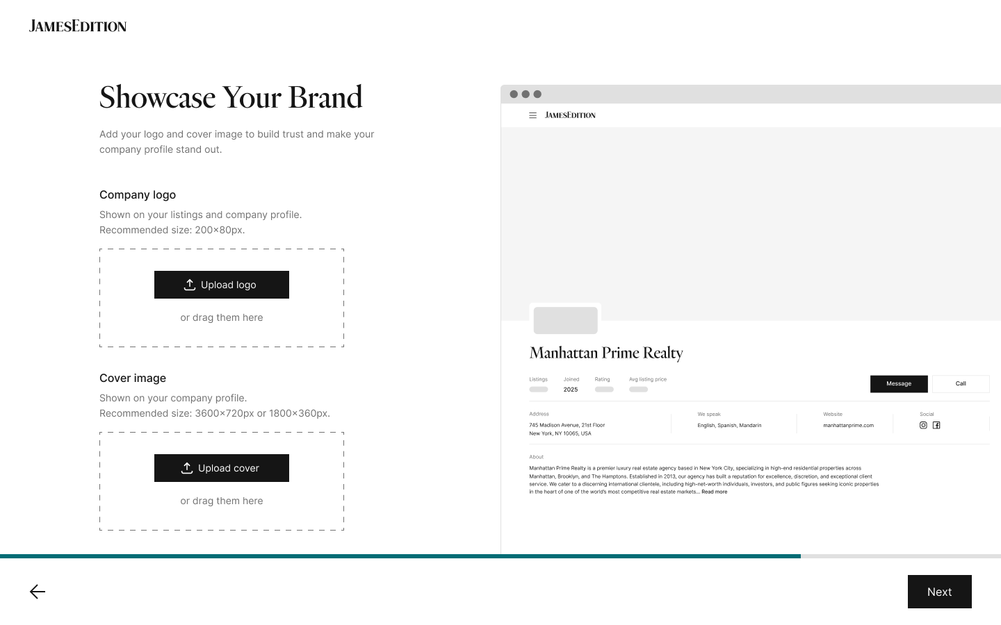 How to Register Your Business Account on JamesEdition